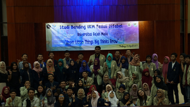 SAUDC jalan-jalan ke FORMAPI UB – UKM Peduli Difabel UGM